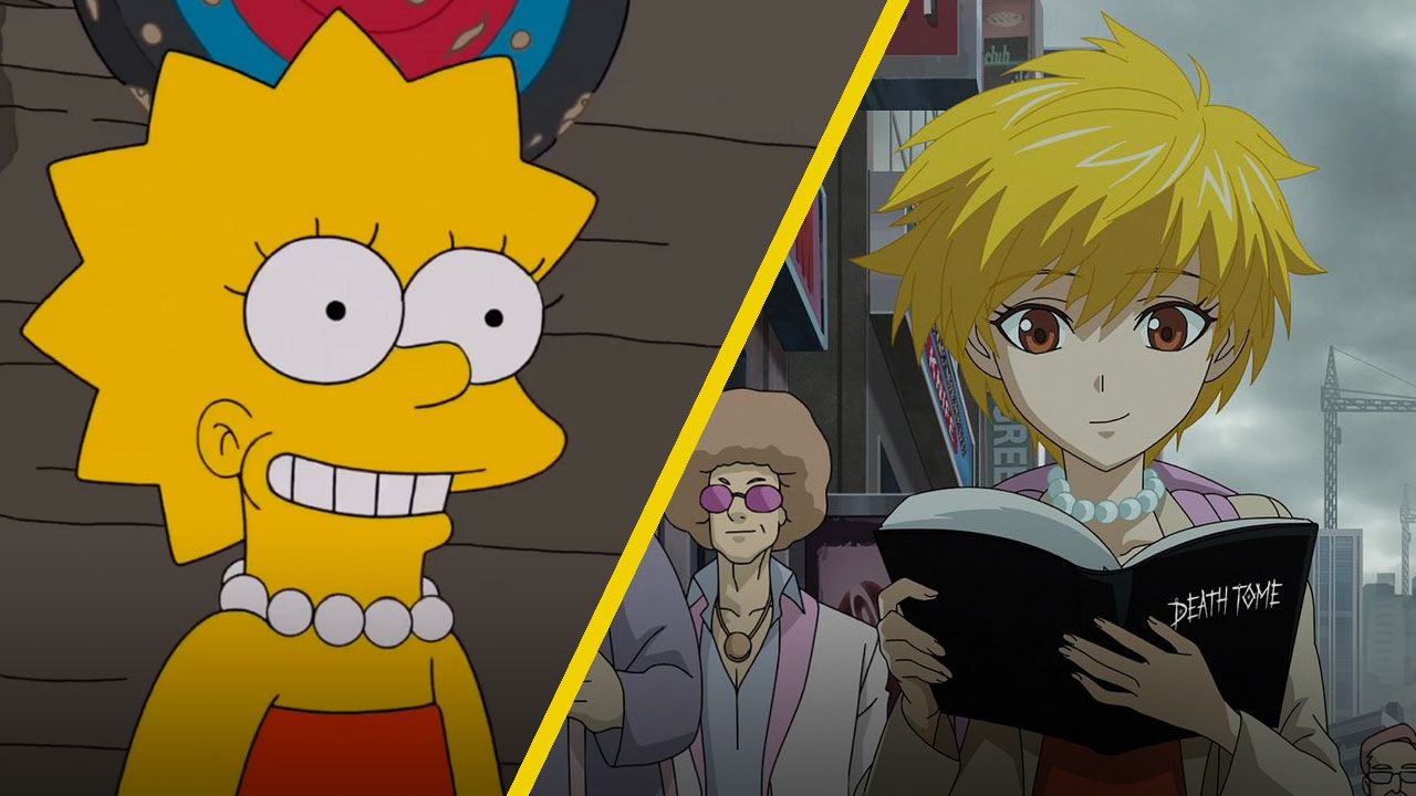 Así se ven 'Los Simpson' al estilo anime en el crossover con 'Death ...