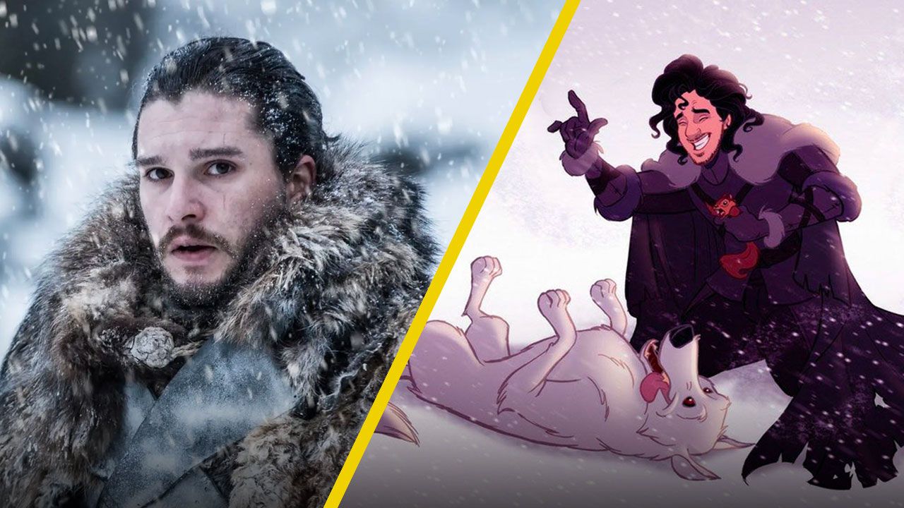 Así se vería 'Game of Thrones’ si fuera una película Disney (Jon Snow ...