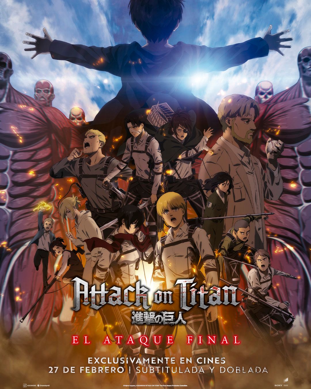 Attack on Titan: EL ATAQUE FINAL - Película 2024 - SensaCine.com.mx