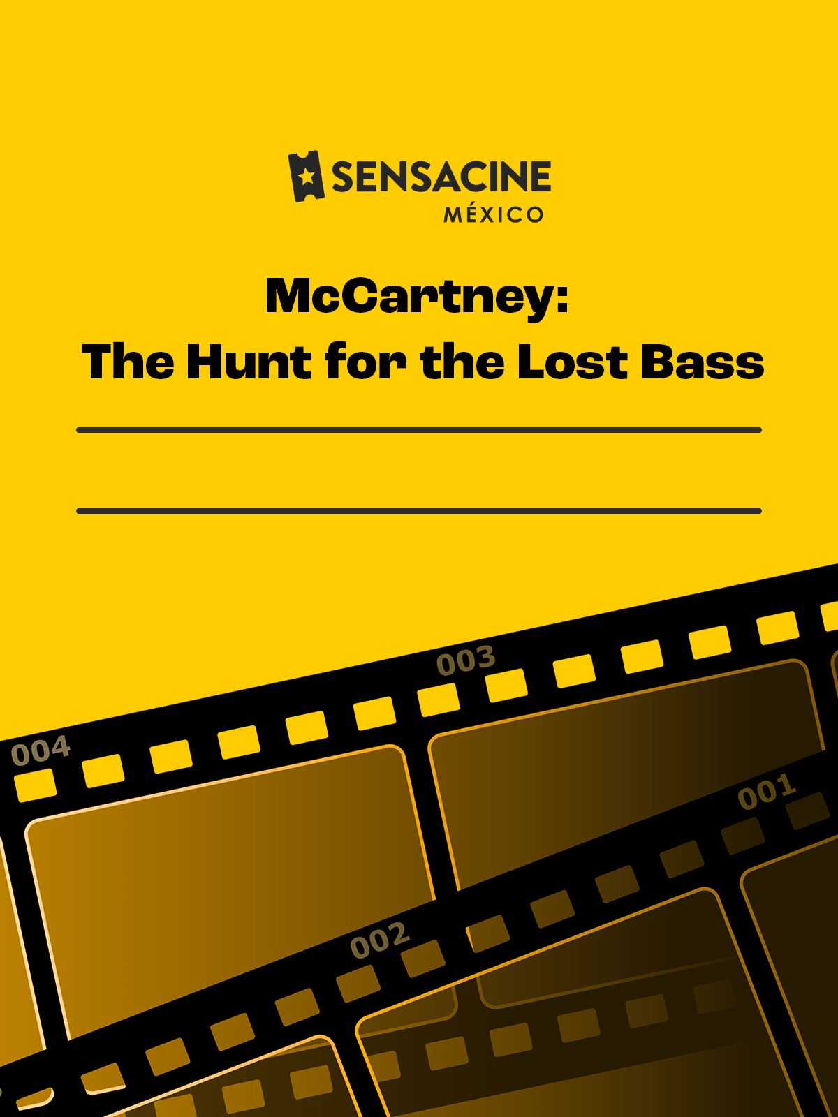 McCartney: The Hunt for the Lost Bass - Documental 2026 - SensaCine.com.mx