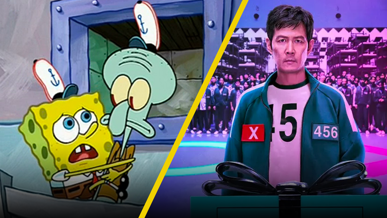 ¡Así se verían Bob Esponja y Calamardo en 'El juego del calamar' de ...