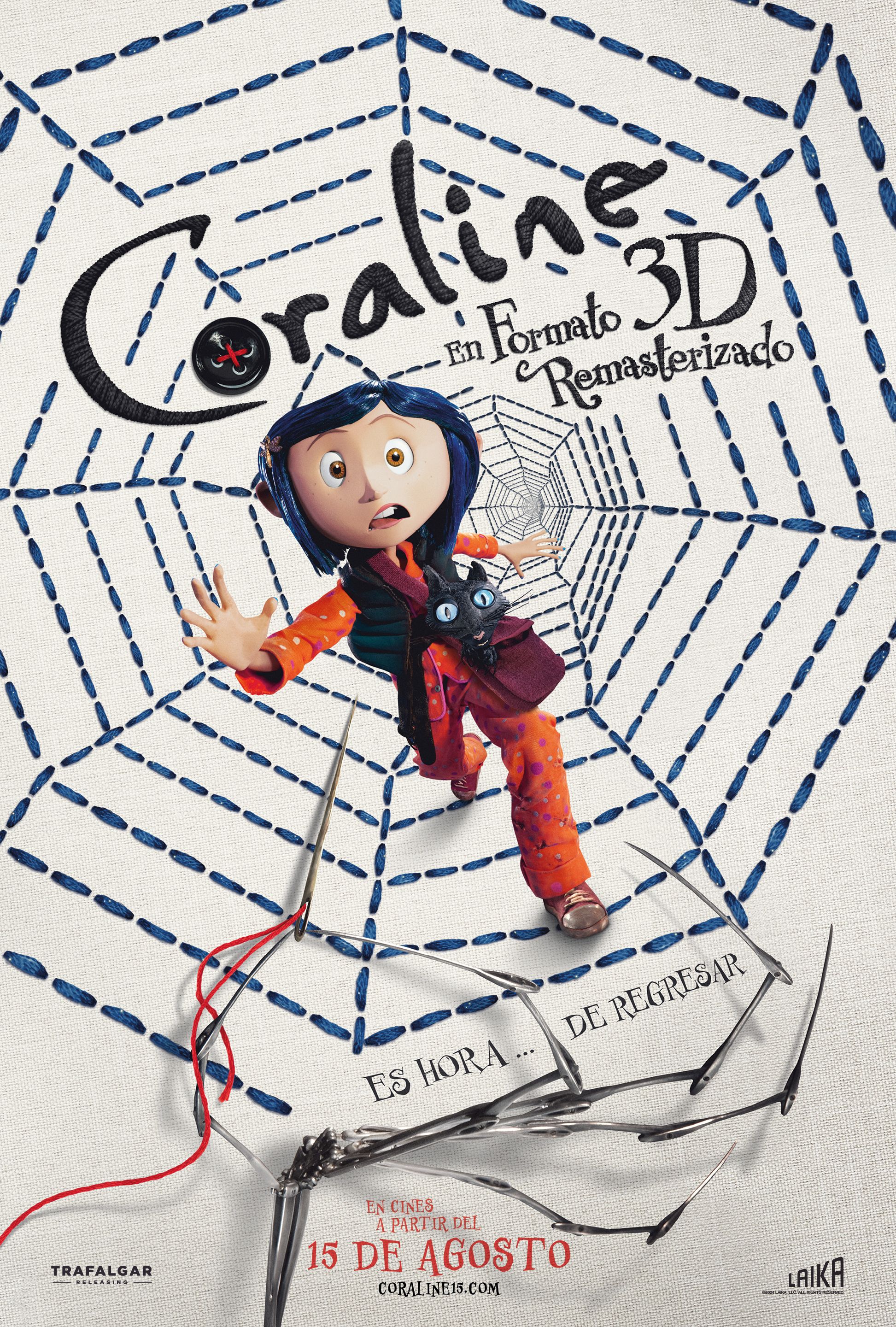 Coraline 15th Anniversary 3D - Película 2024 - SensaCine.com.mx