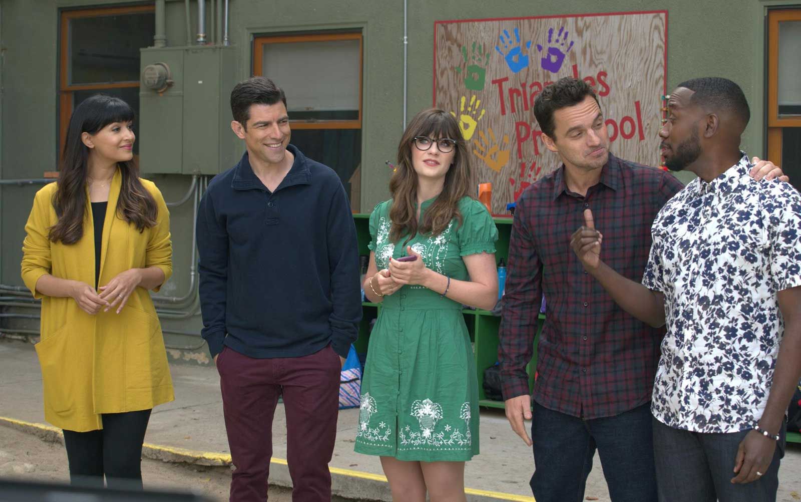 New Girl : New Girl : Foto Jake Johnson, Zooey Deschanel, Hannah Simone, Lamorne Morris, Max ...