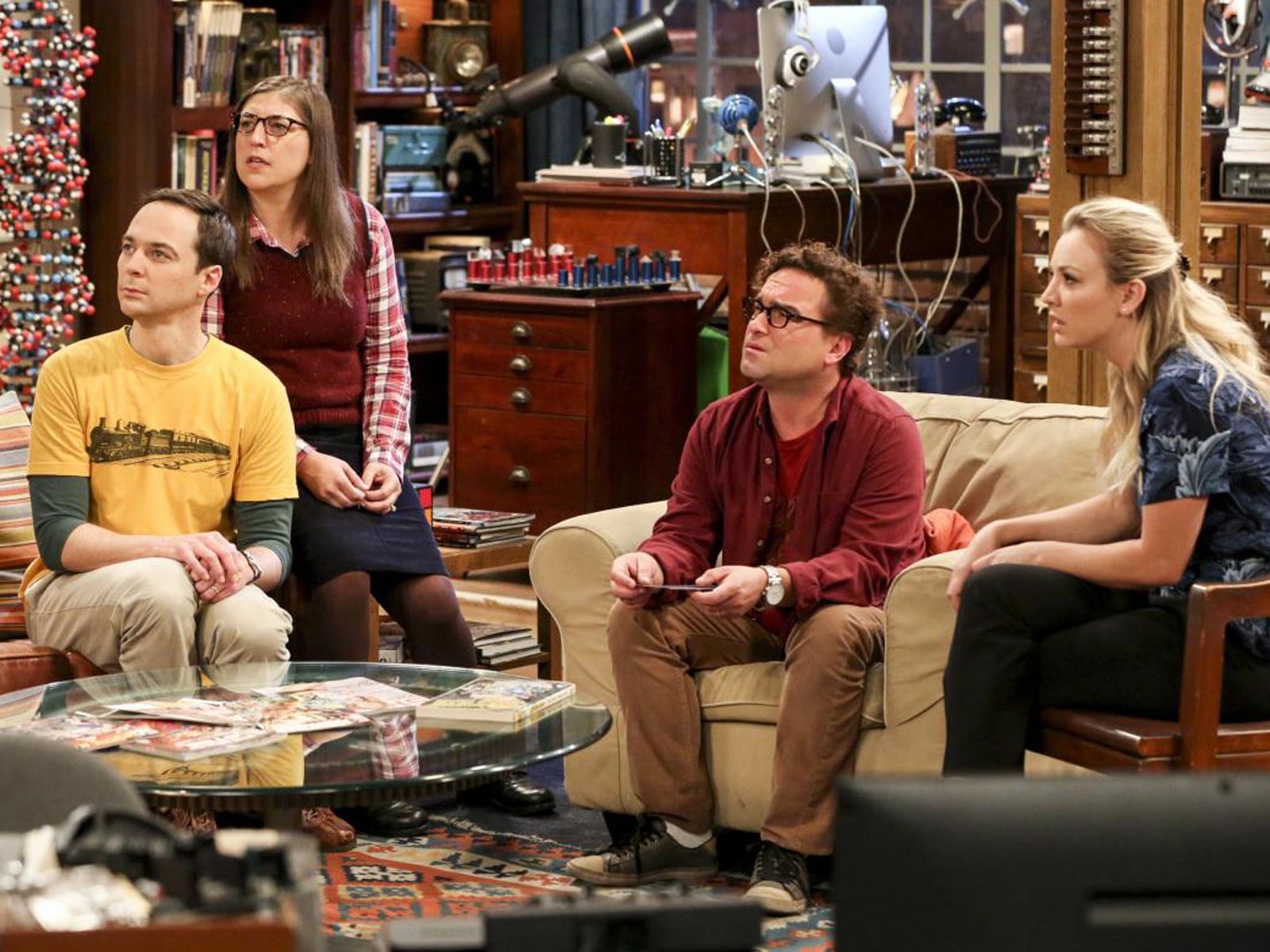 Foto de Mayim Bialik - The Big Bang Theory : Foto Kaley Cuoco, Jim Parsons, Johnny Galecki ...